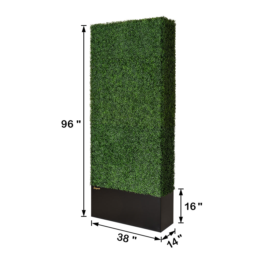 Tall Artificial Privacy Hedge & Fake Hedge Wall Outdoors – Artigwall