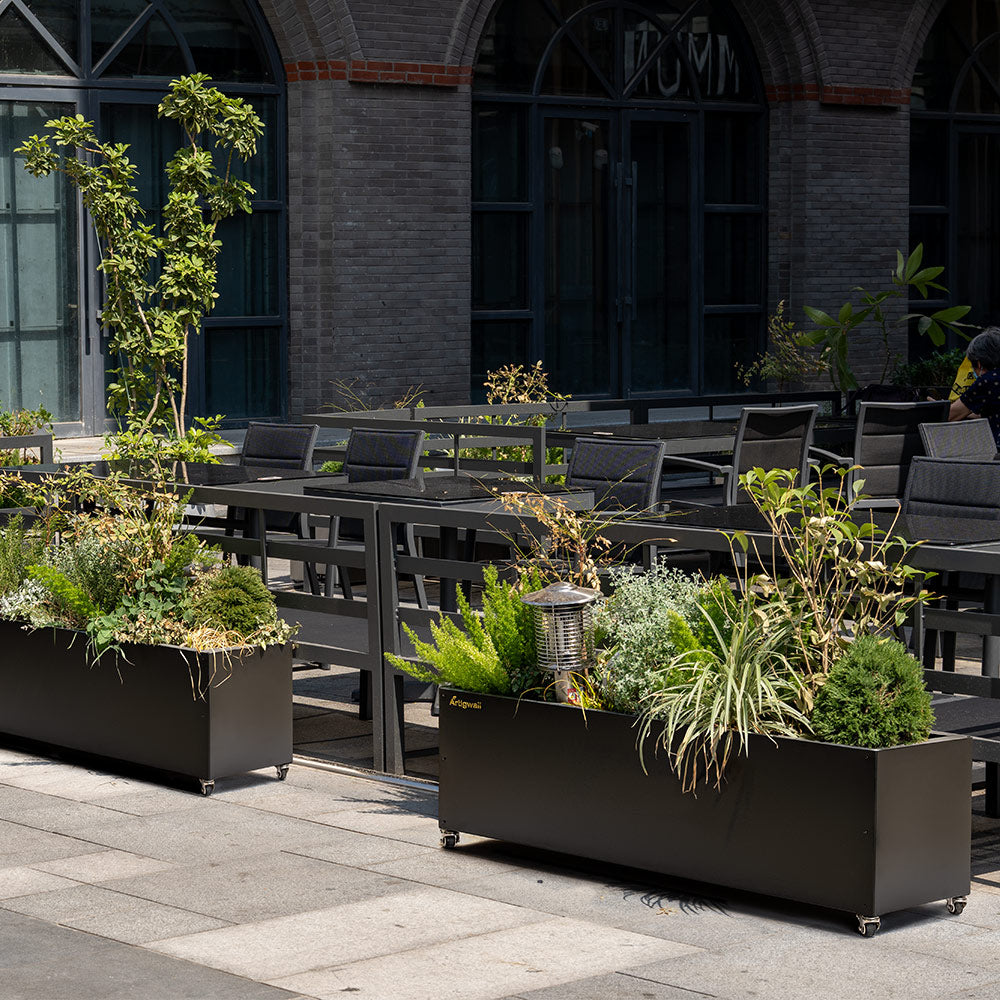 Large Planter Box on Wheels | Raised Garden Beds | Artigwall ...